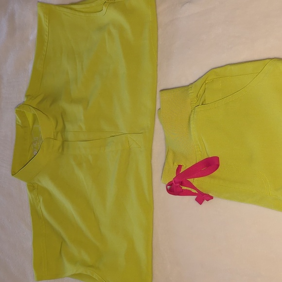 Figs | Pants & Jumpsuits | Figs Citrus Lime Green Scrub Set Summer 223 ...